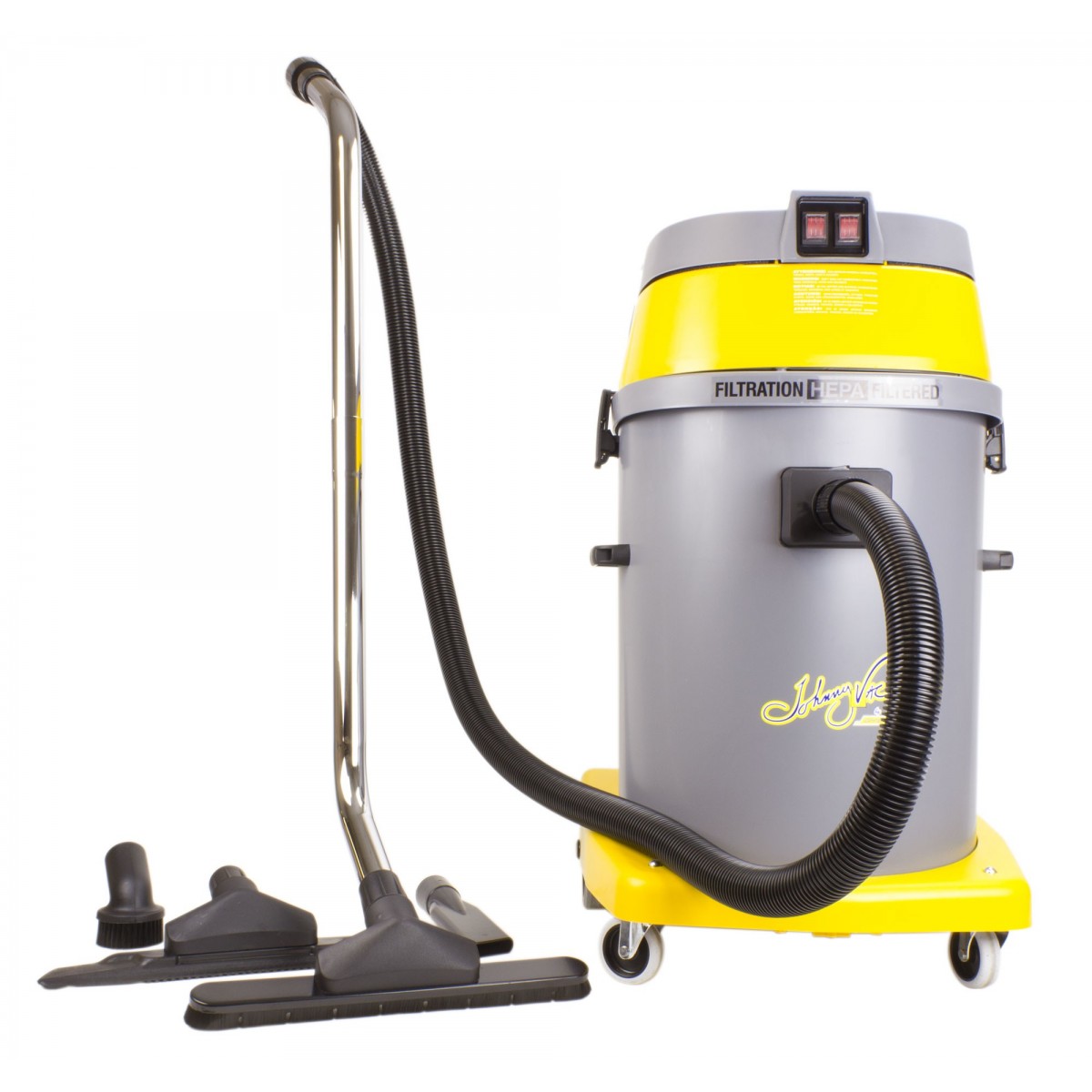 Dry Commercial Vacuum JV58H from Johnny Vac, 15 gal Tank, Accessories ...